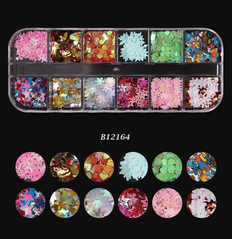 Décos Coffret de 12 Fêtes de Noel (164) – Carousse Distributions